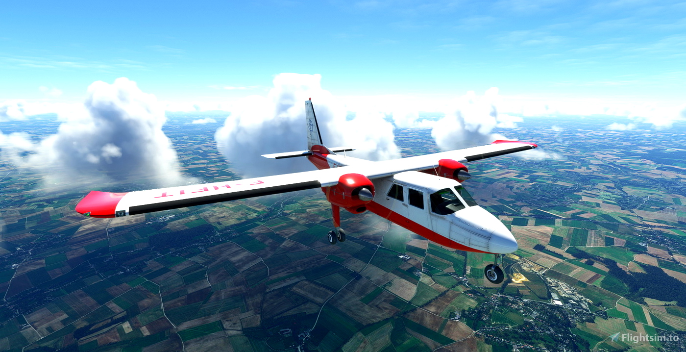Britten-Norman BN-2 Islander F-HFIT for Microsoft Flight Simulator | MSFS