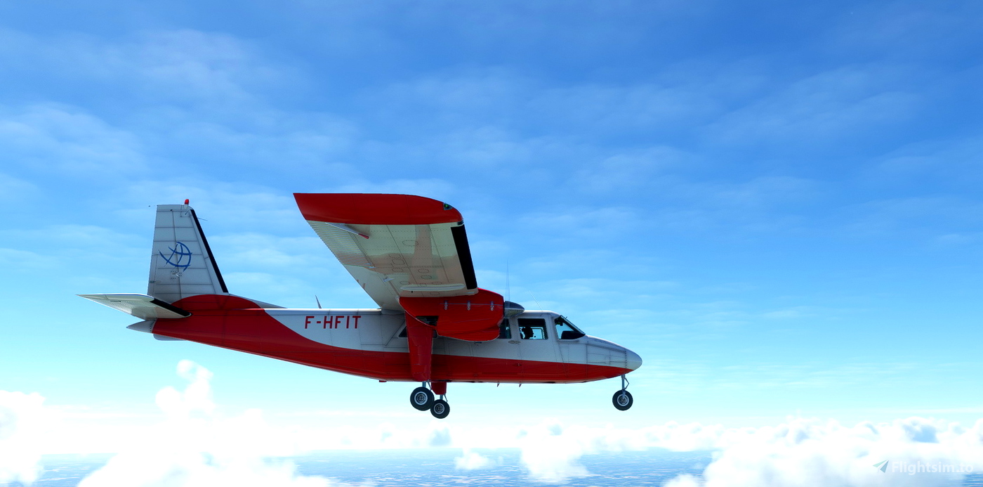 Britten-Norman BN-2 Islander F-HFIT for Microsoft Flight Simulator | MSFS