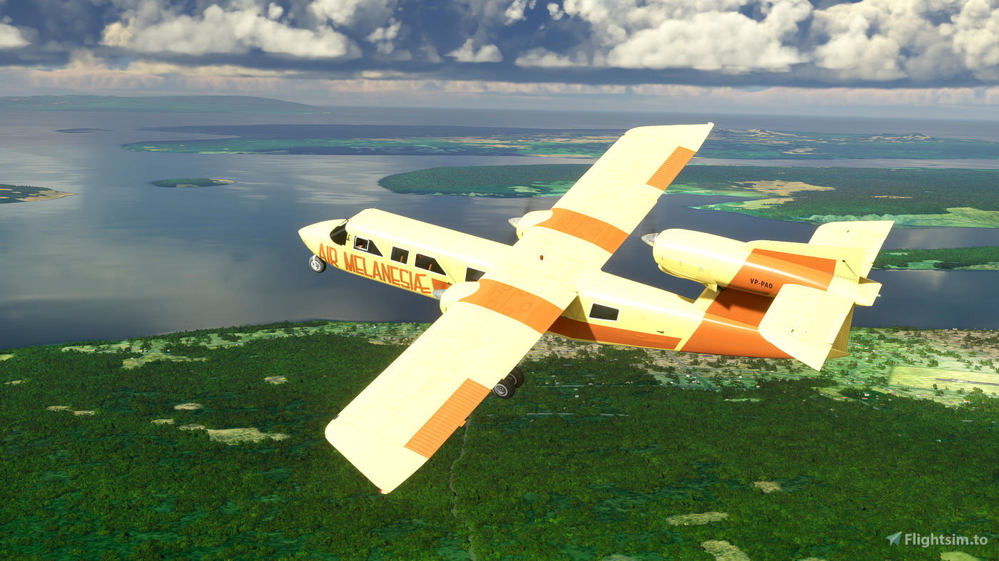 Britten-Norman BN-2A Mk III-1 Trislander Air Melanesiae (#349) VP-PAO ...