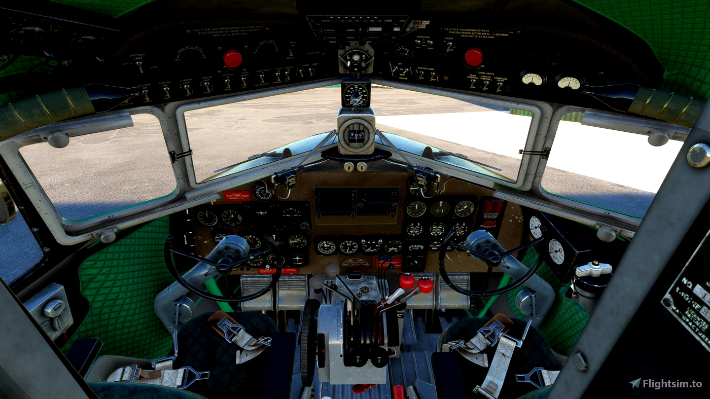 Buffalo Airways C-GWZS DC-3 With included IRL cockpit textures and IRL ...