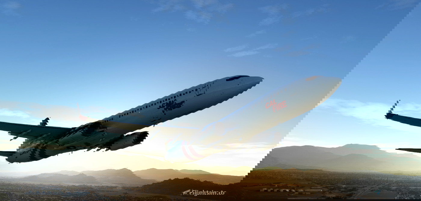 'CALFIRE Tanker 837' Fictional 737-800 Airtanker | N837DF for Microsoft ...