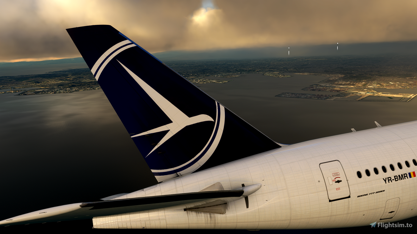 Captain Sim Boeing 777-300ER TAROM Transporturile Aeriene Române のために ...