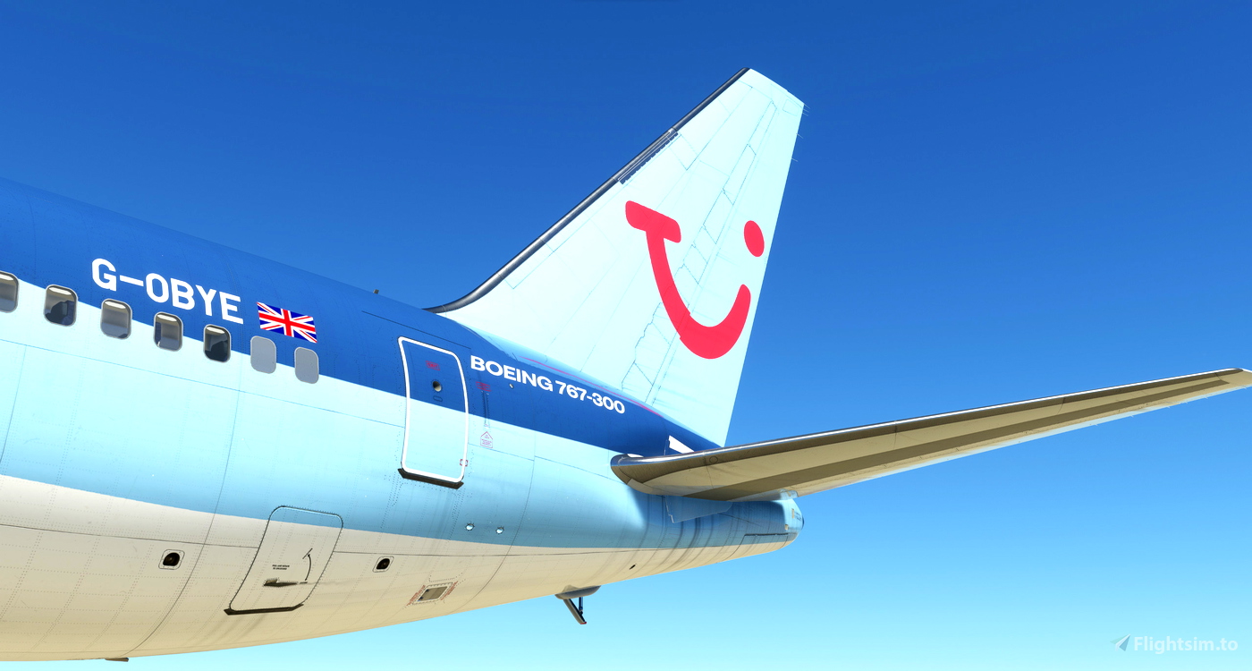 Captainsim 767-304ER Thomson Airways G-OBYE for Microsoft Flight ...