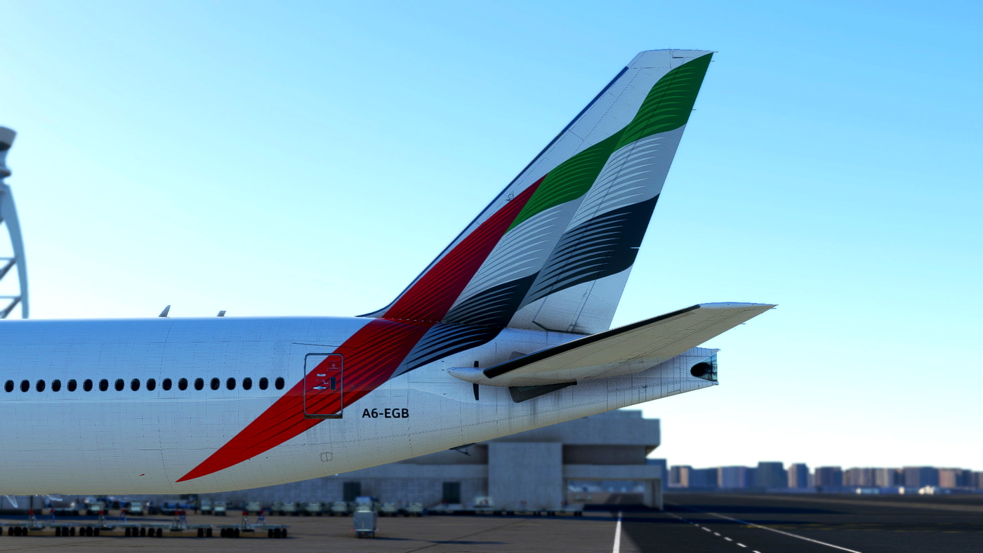 CS B777-300ER Emirates 'Year of the Fiftieth' New Tail for Microsoft ...