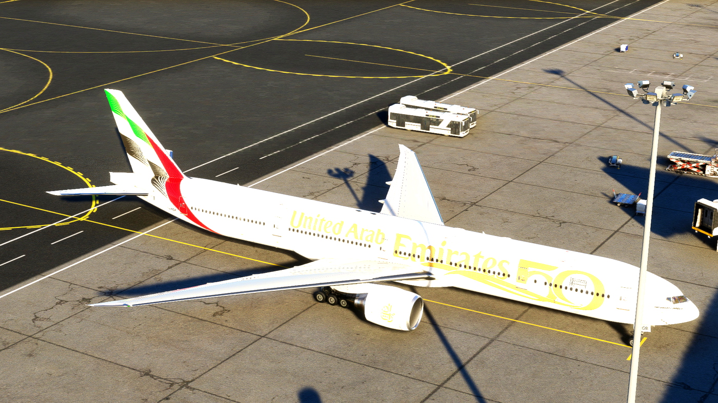 CS B777-300ER Emirates 'Year of the Fiftieth' New Tail for Microsoft ...