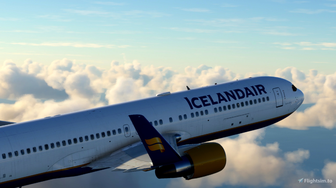 [PACK] CaptainSim Boeing 767-300ER Icelandair Fleet TF-ISN, TF-ISO, TF ...