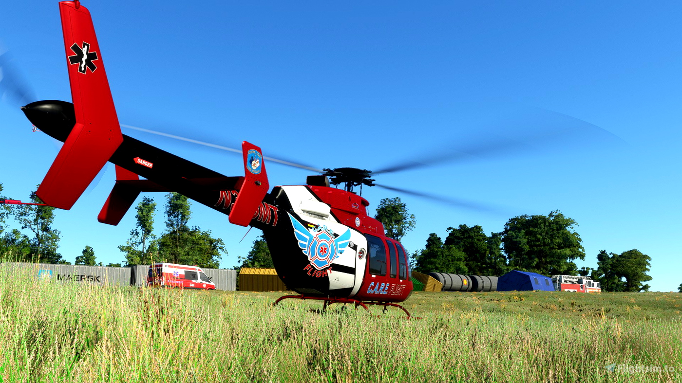 C.A.R.E Flight | N365MT | BELL407 for Microsoft Flight Simulator | MSFS