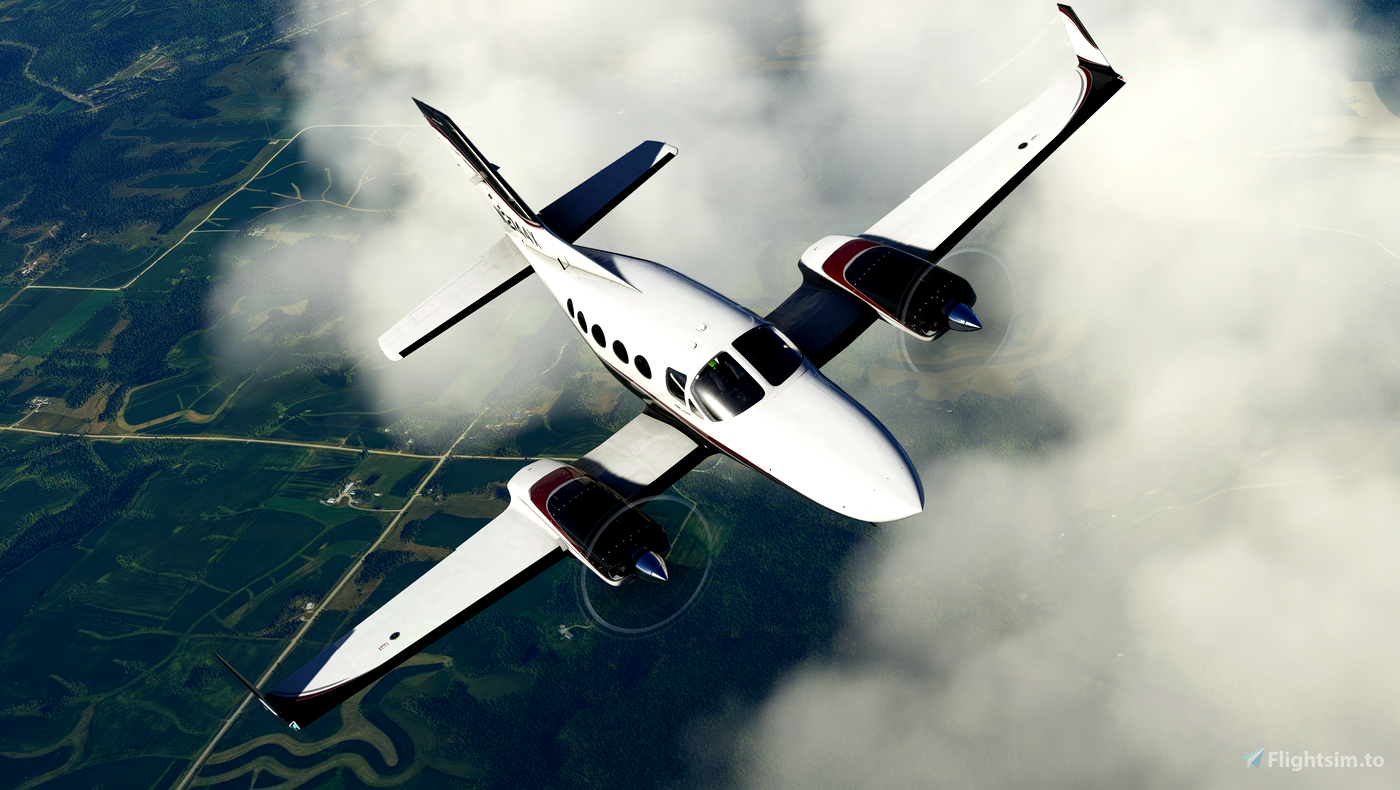Cessna C414 Chancellor N2744X for Microsoft Flight Simulator | MSFS