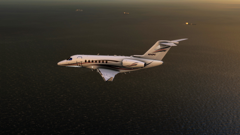 Cessna Citation Longitude N243PC for Microsoft Flight Simulator | MSFS