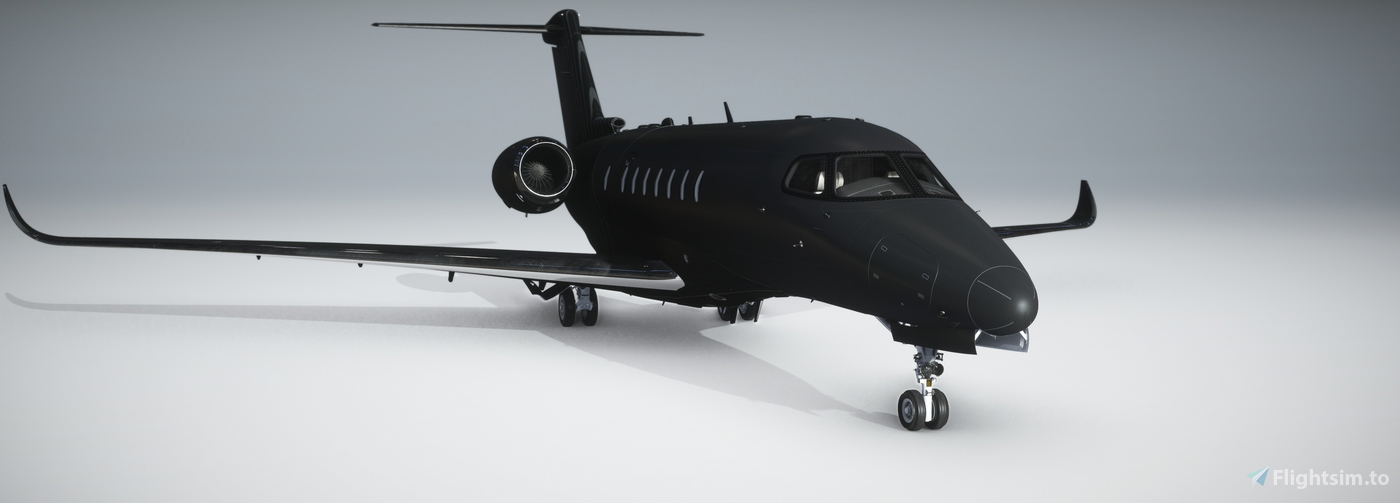 Cessna Longitude Black Stripe Livery for Microsoft Flight Simulator | MSFS