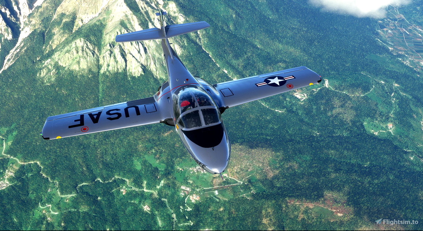 Cessna T-37B Tweet USAF 66-7978 for Microsoft Flight Simulator | MSFS