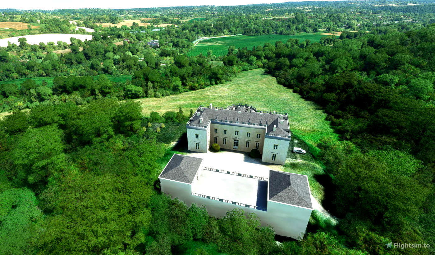 Château de Rastignac French White House for Microsoft Flight Simulator ...