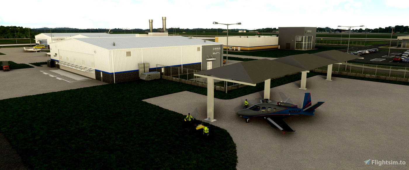 Cirrus Aircraft Vision Center at KTYS for Microsoft Flight Simulator | MSFS