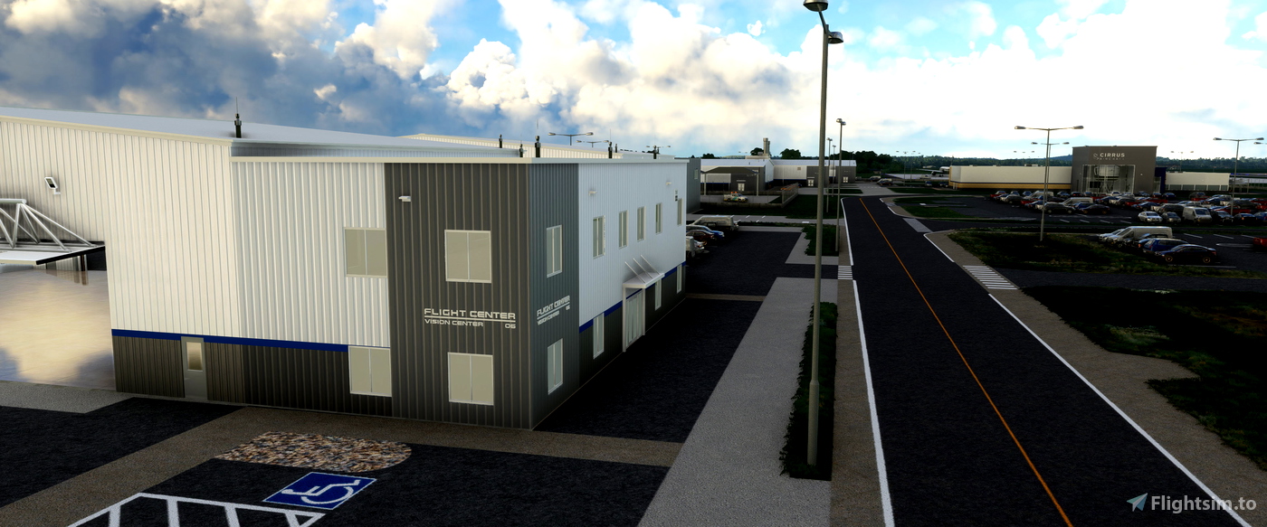 Cirrus Aircraft Vision Center at KTYS for Microsoft Flight Simulator | MSFS