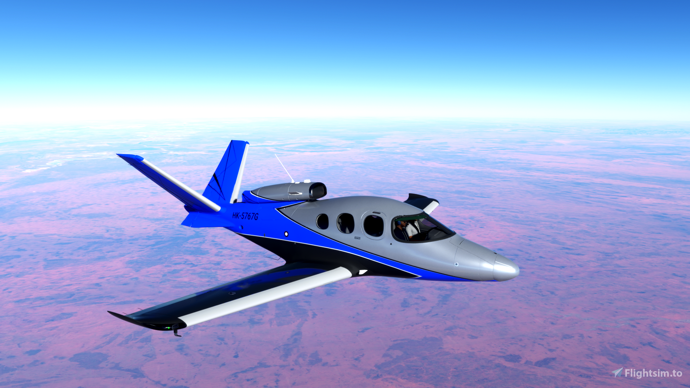Cirrus SF50 Vision Jet G2 3 colors pack for Microsoft Flight Simulator ...