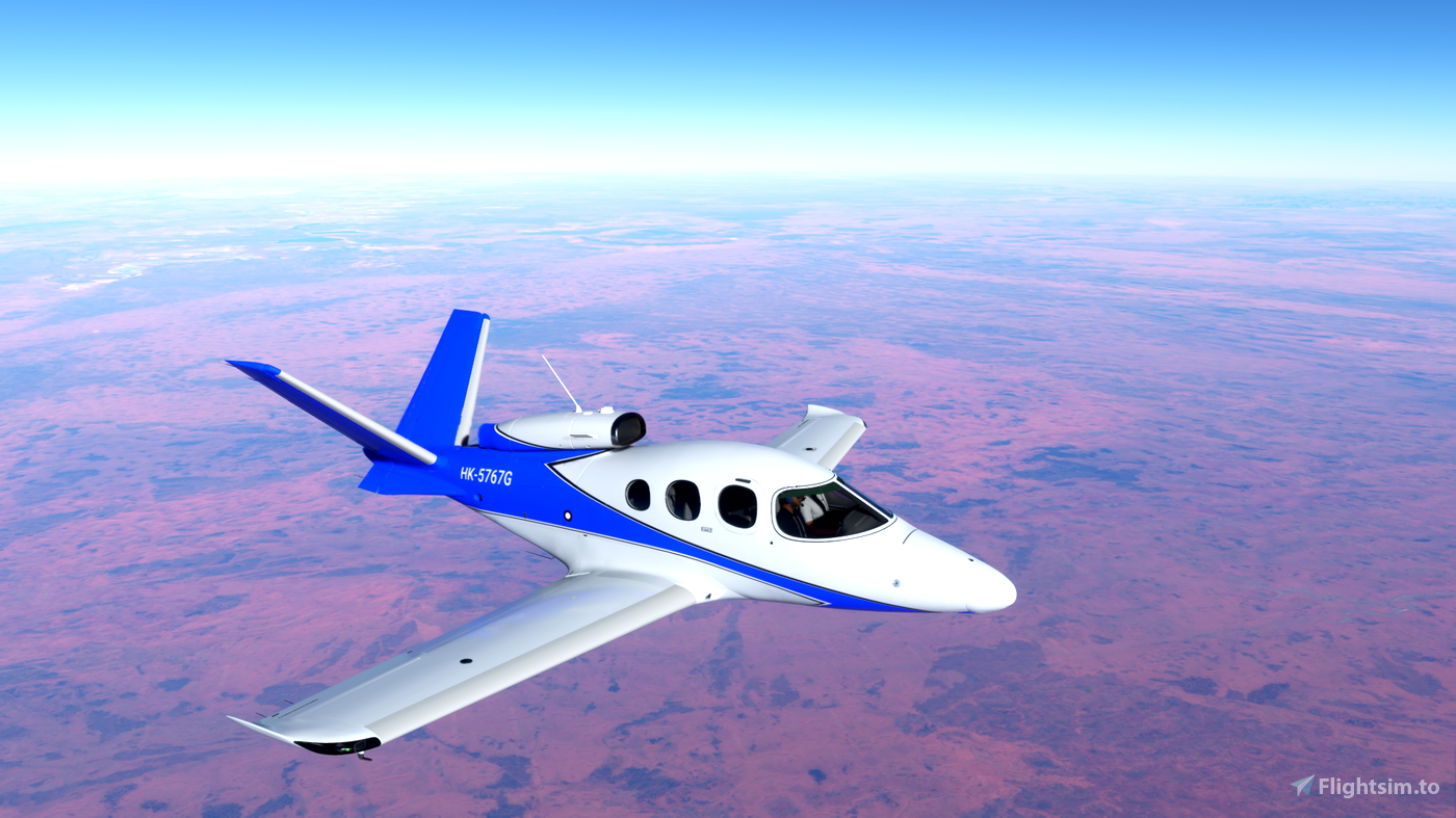 Cirrus SF50 Vision Jet G2 3 colors pack for Microsoft Flight Simulator ...