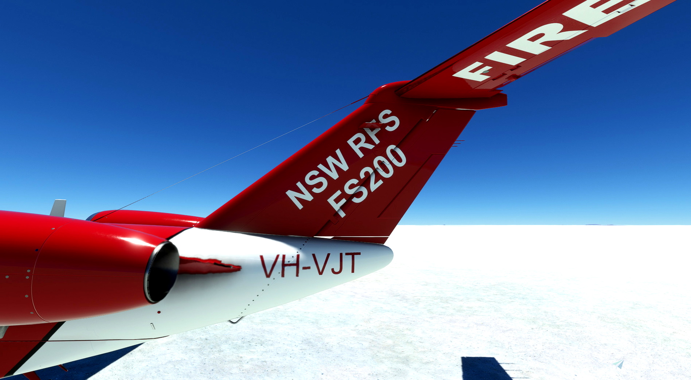 Citation CJ4 NSW RFS FireScan 200 for Microsoft Flight Simulator | MSFS
