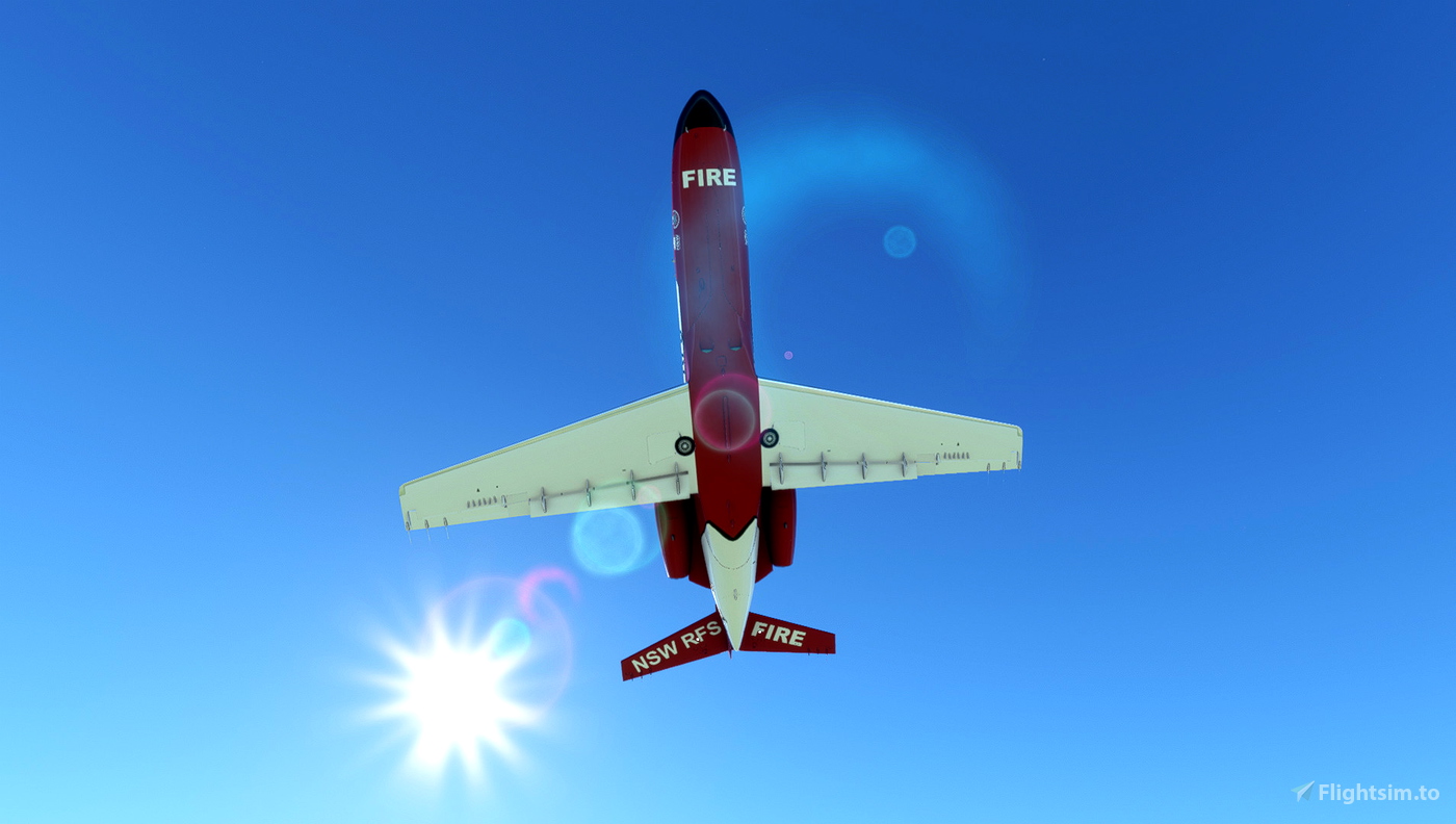 Citation CJ4 NSW RFS FireScan 201 for Microsoft Flight Simulator | MSFS