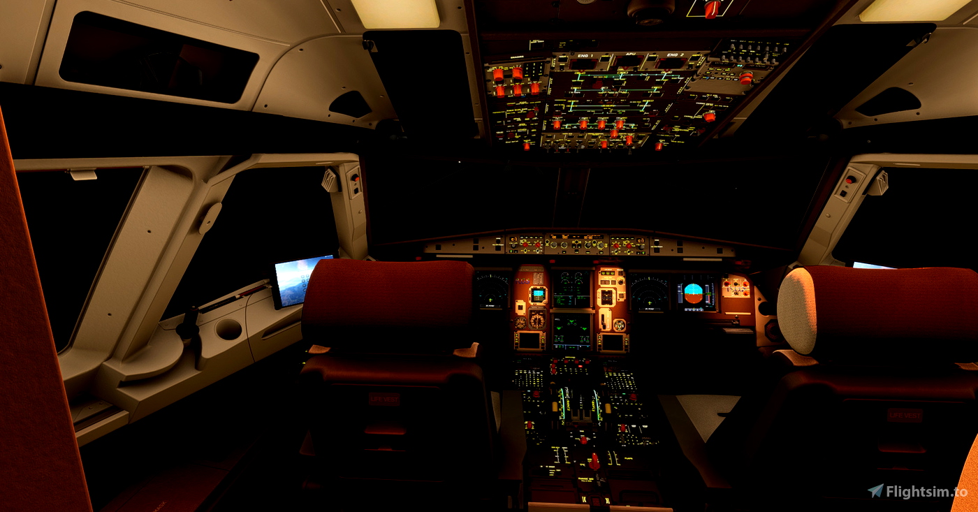 cockpit FENIX A320 RGSfrancevoyage for Microsoft Flight Simulator | MSFS