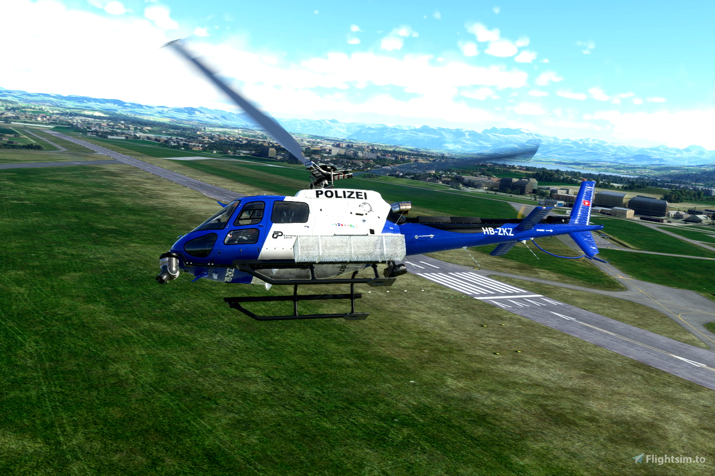 Cowan Sim H125 Kantonspolizei Zuerich HB-ZKZ for Microsoft Flight ...