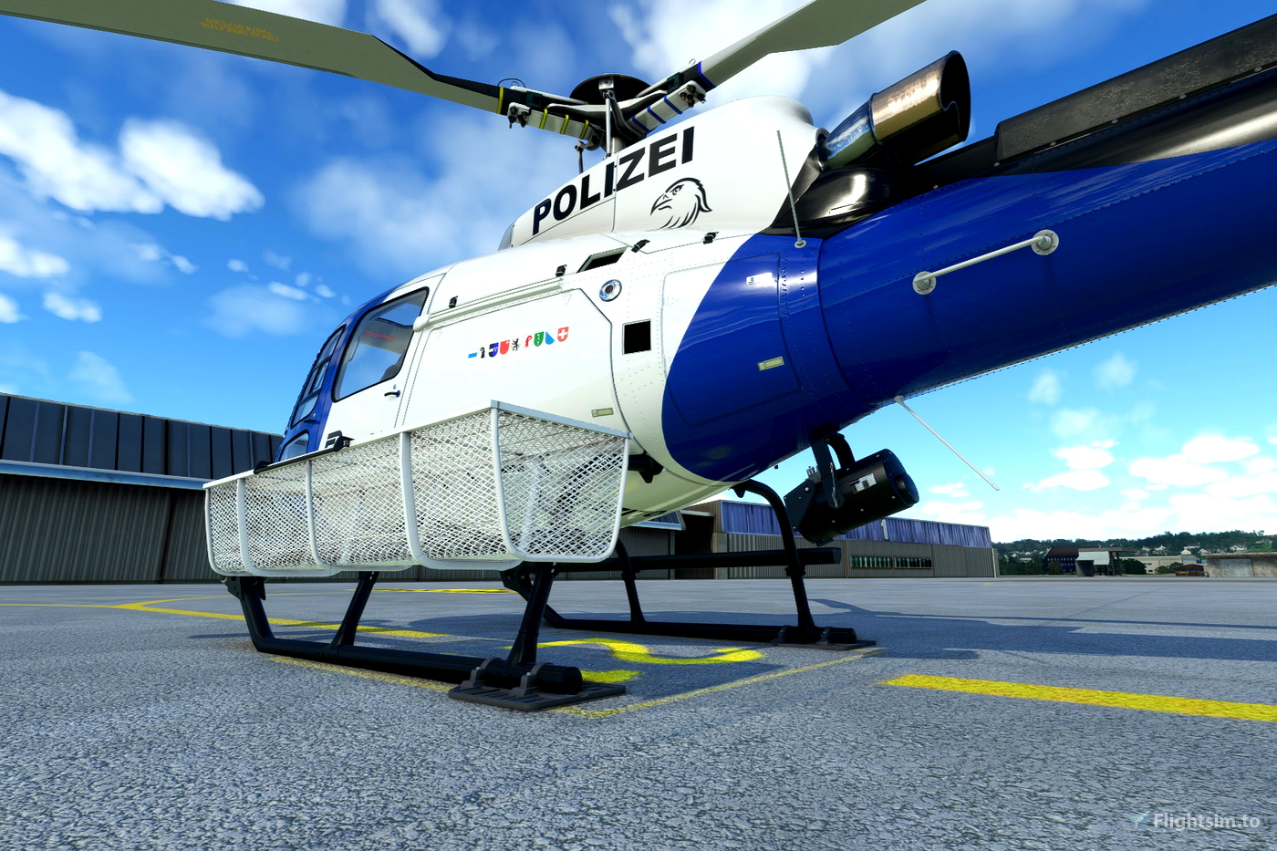 Cowan Sim H125 Kantonspolizei Zuerich HB-ZKZ for Microsoft Flight ...