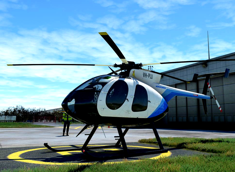 Cowansim MD500E - VH-PLU 对于 Microsoft Flight Simulator | MSFS