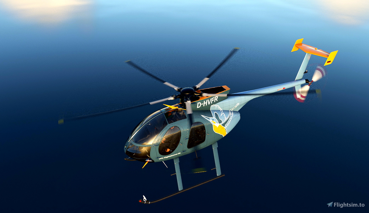 Cowansim MD500E D-HVFR VFR-Flightsimmmer.de for Microsoft Flight ...