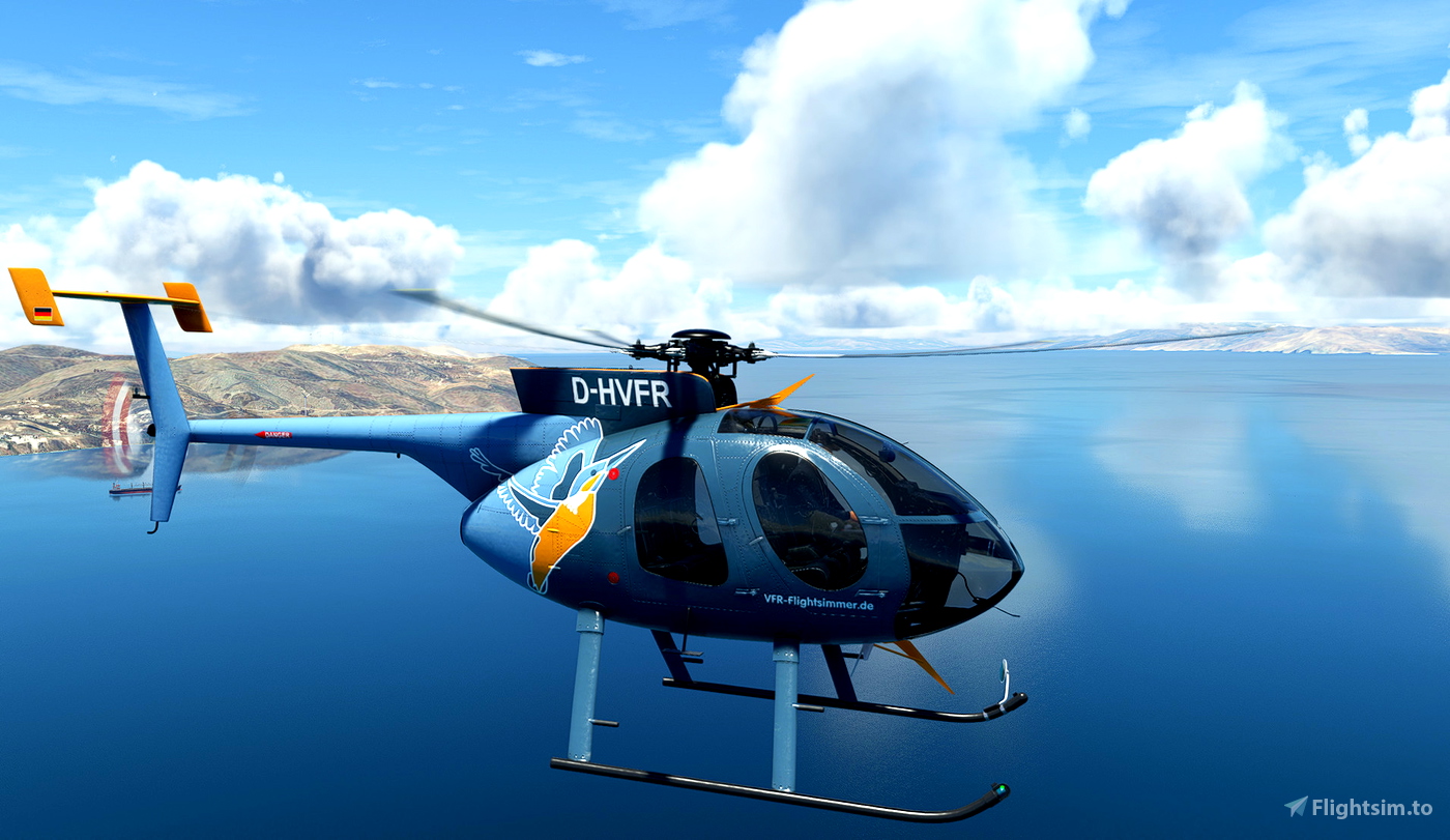 Cowansim MD500E D-HVFR VFR-Flightsimmmer.de for Microsoft Flight ...