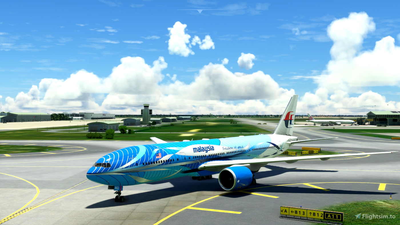 CS Boeing 777-200 Malaysia Airlines Freedom of space 9M-MRD for Microsoft Flight Simulator | MSFS