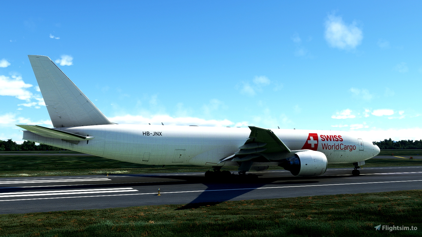 CS Boeing 777F Swiss World Cargo "HB-JNX" Clear Tail (Fictional) pro ...