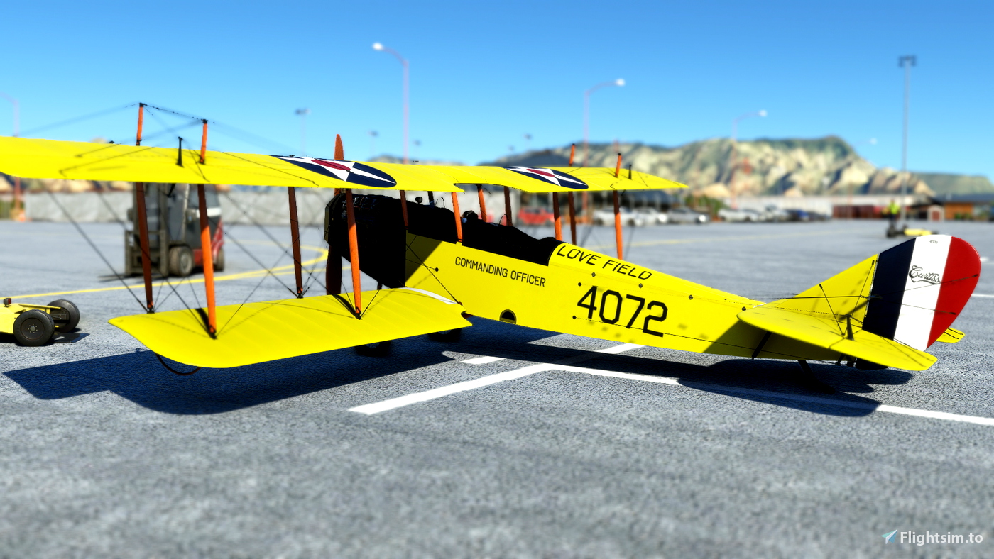Curtiss JN-4 Jenny 4072 livery for Microsoft Flight Simulator | MSFS