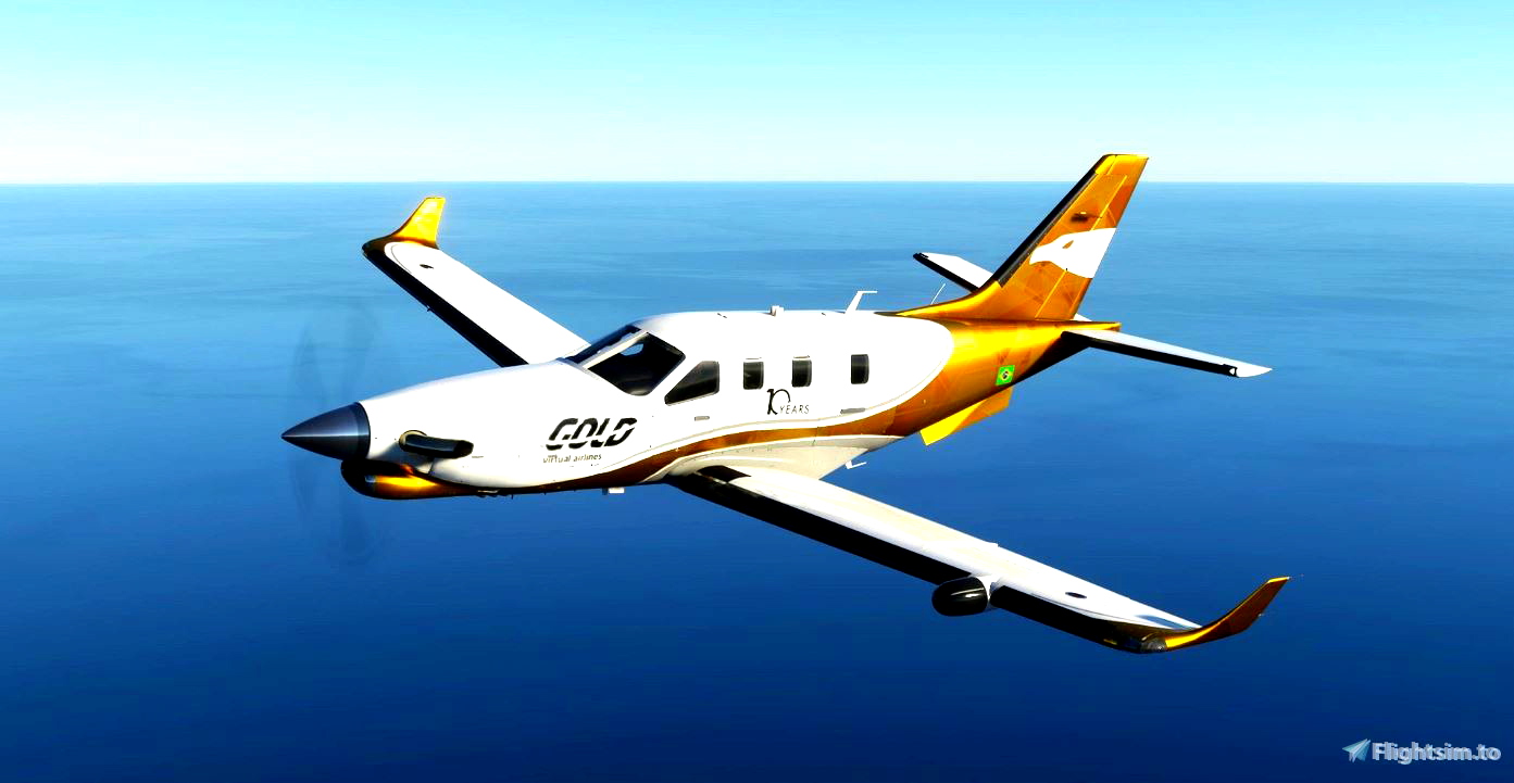 Daher TBM930 - Gold Virtual Airlines 10 Years for Microsoft Flight ...
