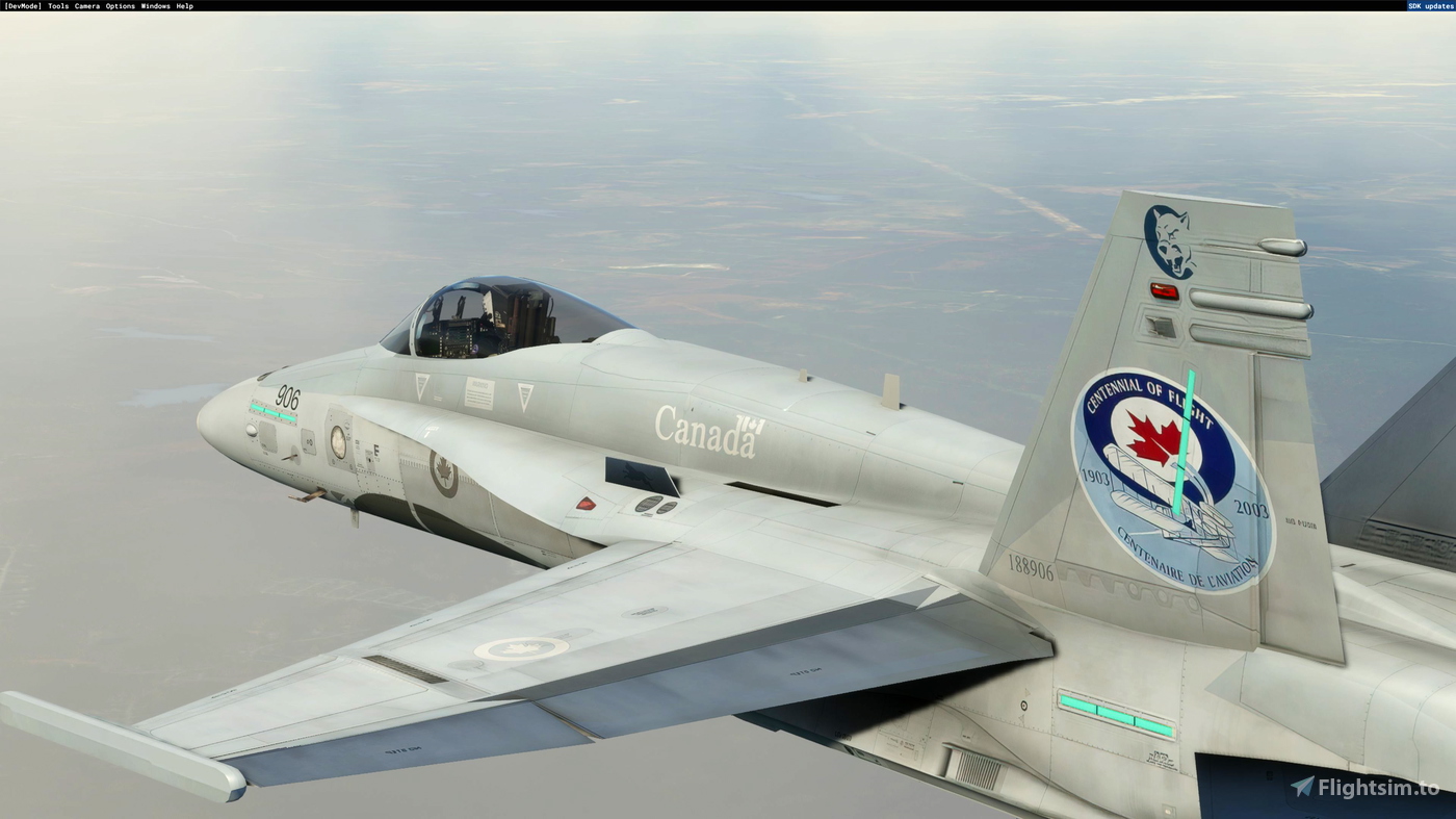 DC Designs & CJ Simulations F/A-18 Legacy Hornet default external ...