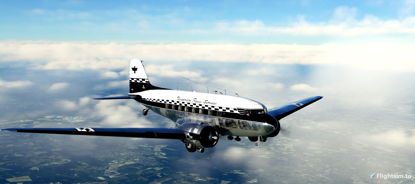 DC3 Thunderbird Flying Service for Microsoft Flight Simulator | MSFS