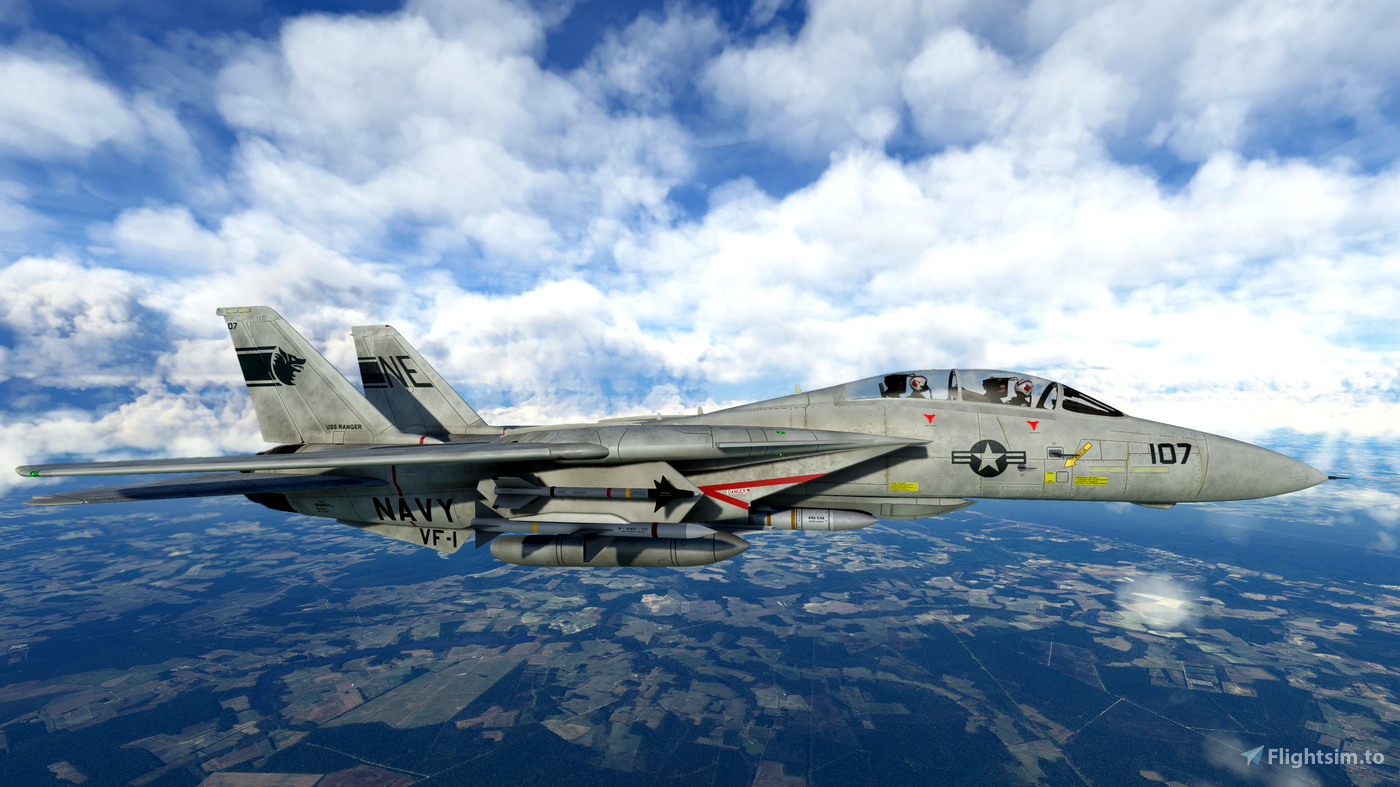 DCDesigns F-14 VF-1 Wolfpack for Microsoft Flight Simulator | MSFS