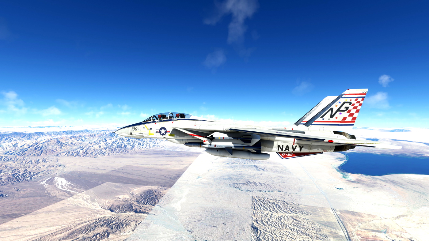 DCDesigns F-14 VF-211 Fighting Checkmates Pack för Microsoft Flight ...