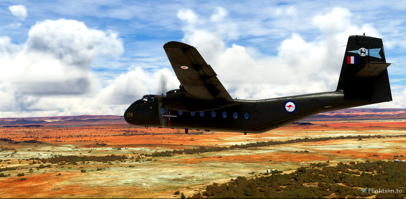 de Havilland Canada DHC-4 Caribou RAAF A4-208 für Microsoft Flight Simulator | MSFS