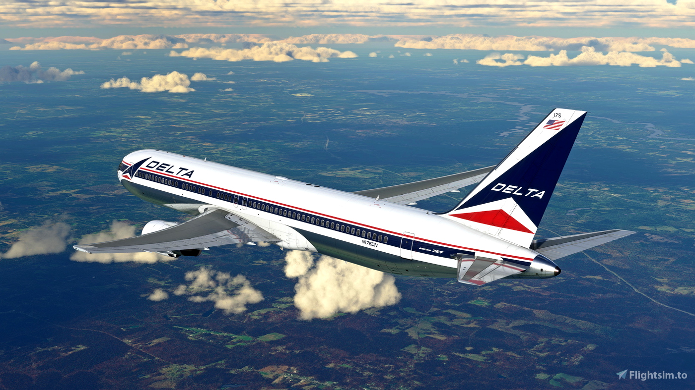Delta "Widget Colors" - CS 767-300 for Microsoft Flight Simulator | MSFS
