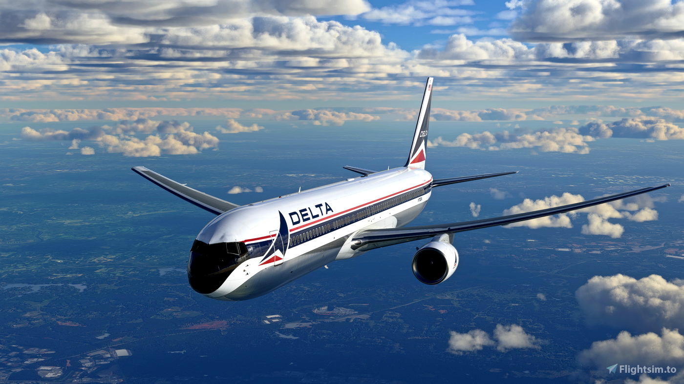 Delta "Widget Colors" - CS 767-300 for Microsoft Flight Simulator | MSFS
