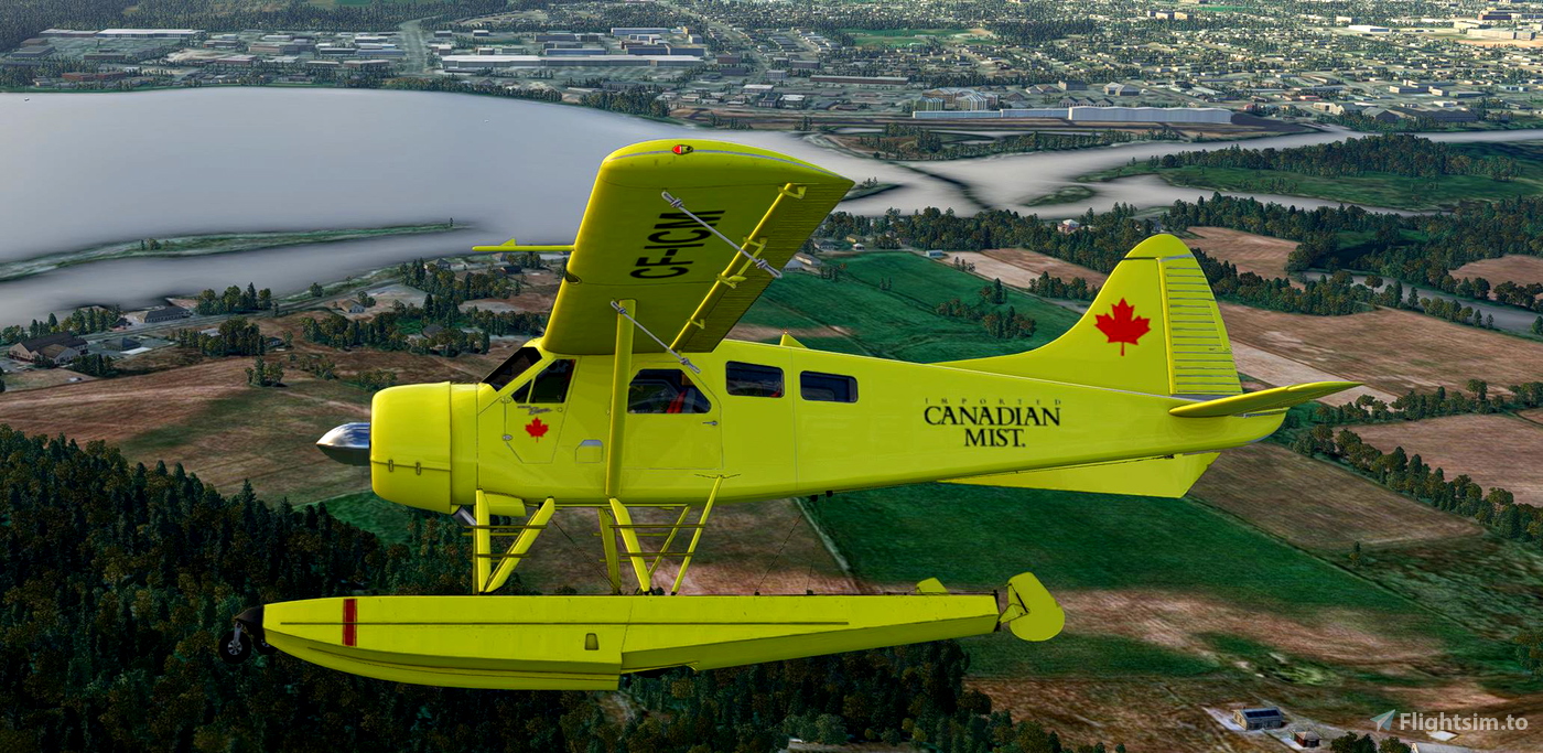 DHC-2 Beaver Canadian Mist Promotional Aircraft for Microsoft Flight ...
