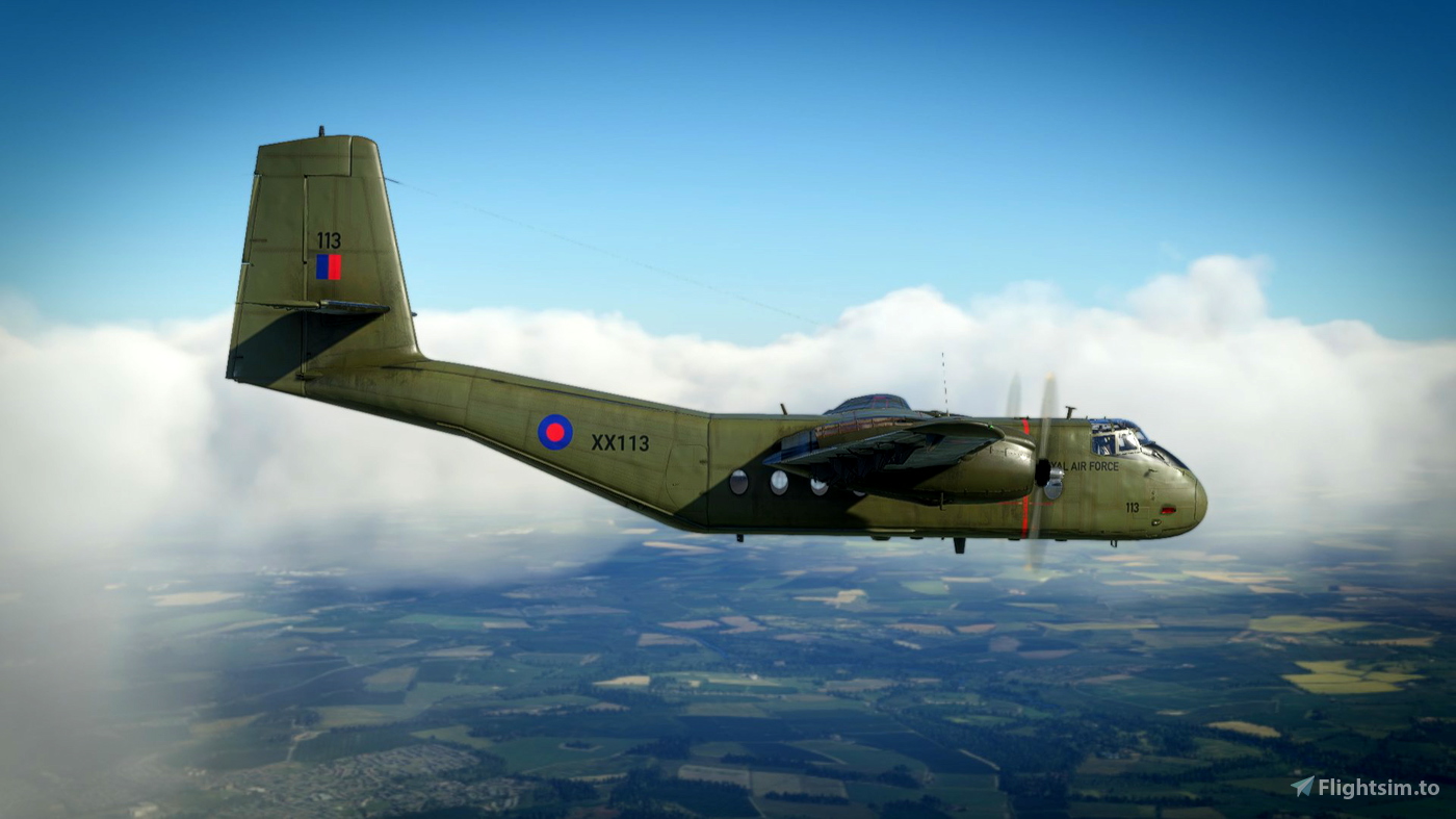 DHC-4 Caribou RAF Green for Microsoft Flight Simulator | MSFS