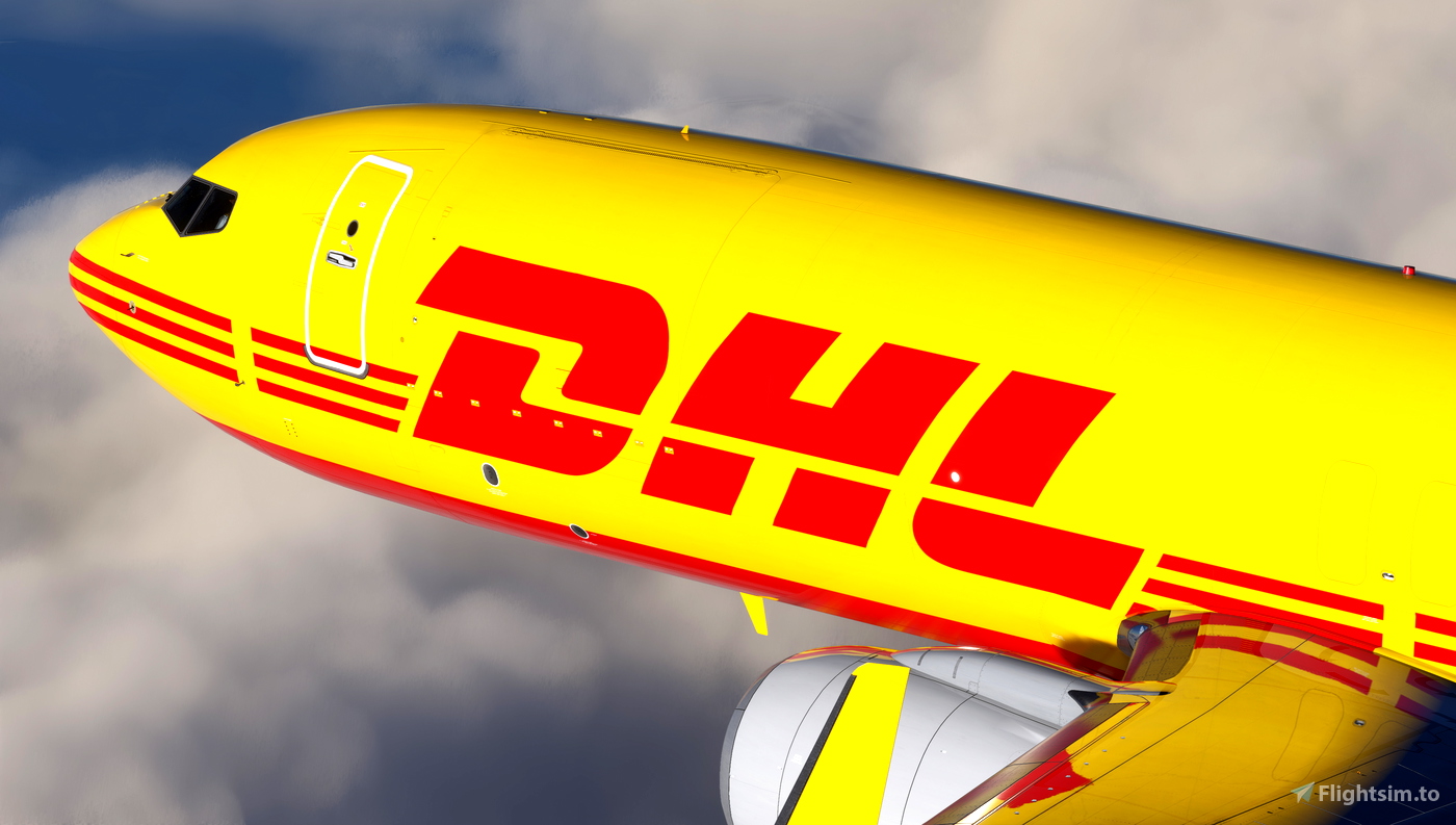 DHL (EC-NUG) PMDG 737-800BDSF - 8K for Microsoft Flight Simulator | MSFS