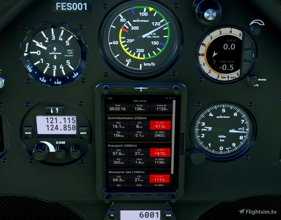 Discus 2c - LXN Nav Replacement for Microsoft Flight Simulator | MSFS