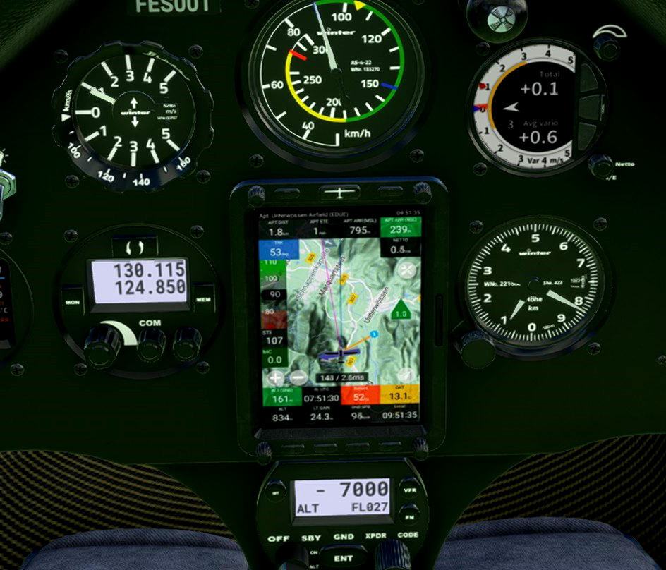 Discus 2c - LXN Nav Replacement for Microsoft Flight Simulator | MSFS