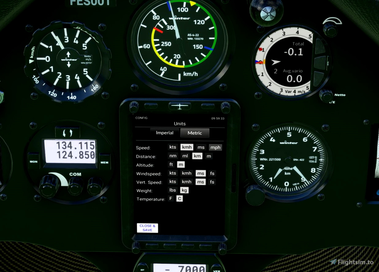 Discus 2c - LXN Nav Replacement for Microsoft Flight Simulator | MSFS
