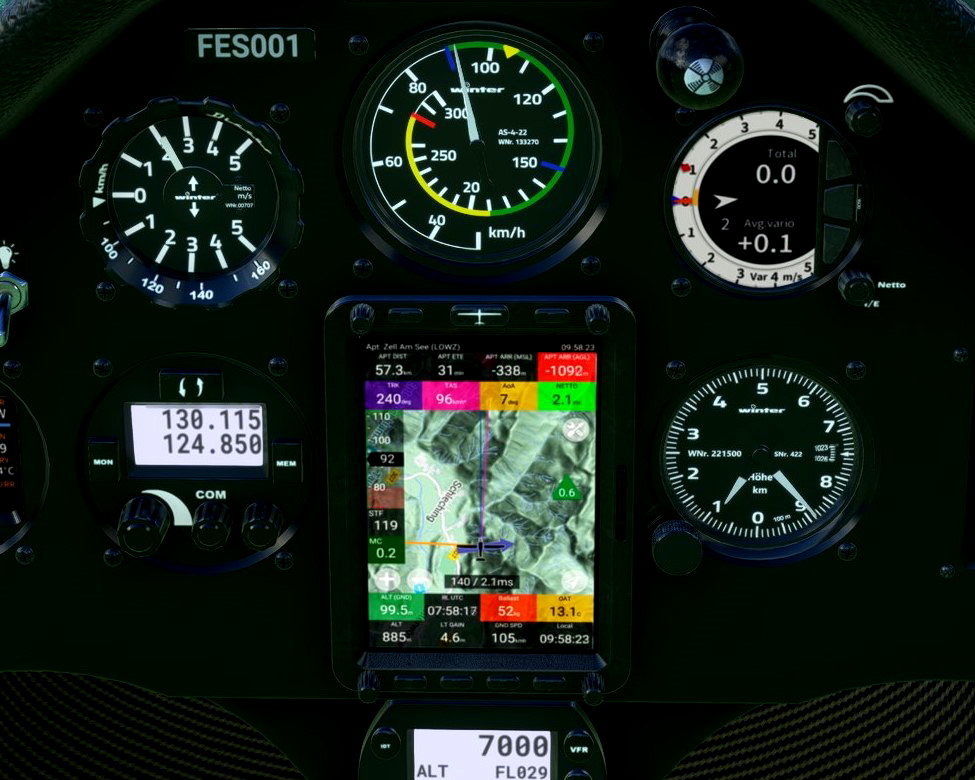 Discus 2c - LXN Nav Replacement for Microsoft Flight Simulator | MSFS