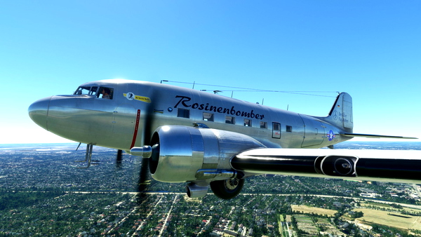 Douglas DC-3 NASA 1982 (N817NA) für Microsoft Flight Simulator | MSFS
