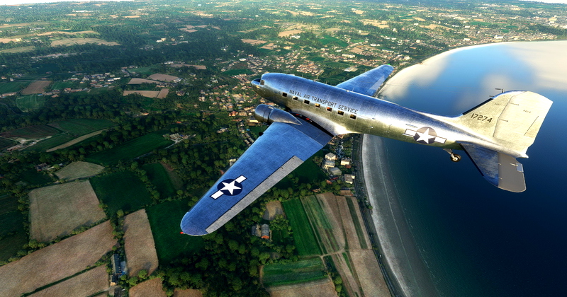 Douglas DC-3/C-47 US Navy NATS for Microsoft Flight Simulator | MSFS