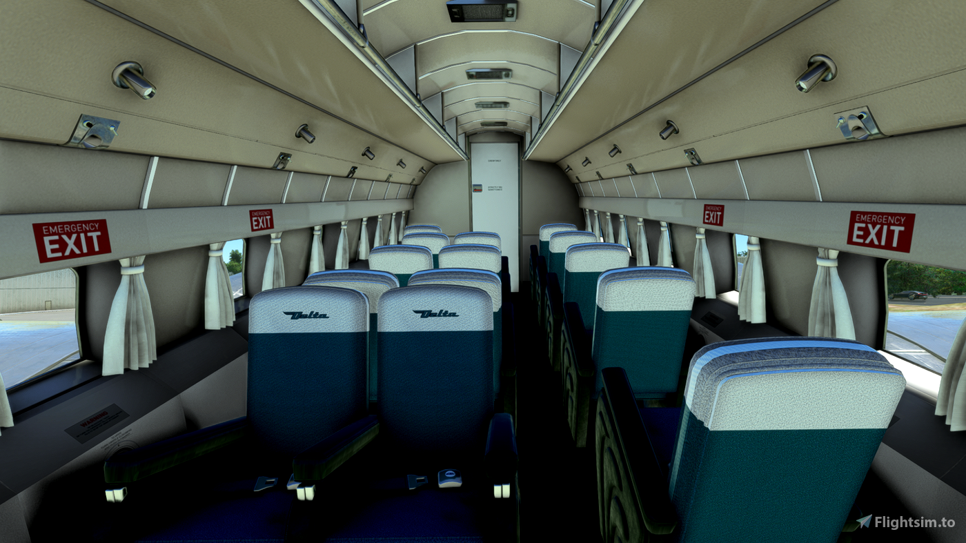 Douglas DC-3 Delta Air Lines 'Ship 41' w/ cabin (NC28341) for Microsoft ...