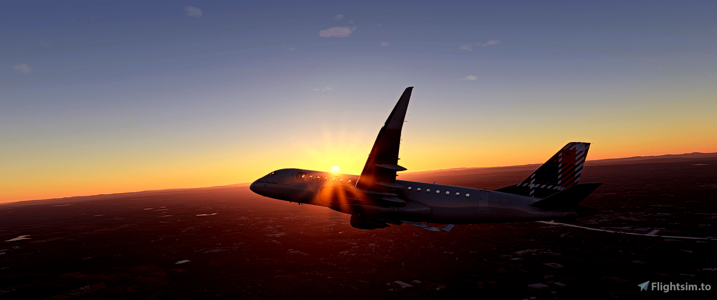 E175 LoganTravel Virtual Airline Livery for Microsoft Flight Simulator ...
